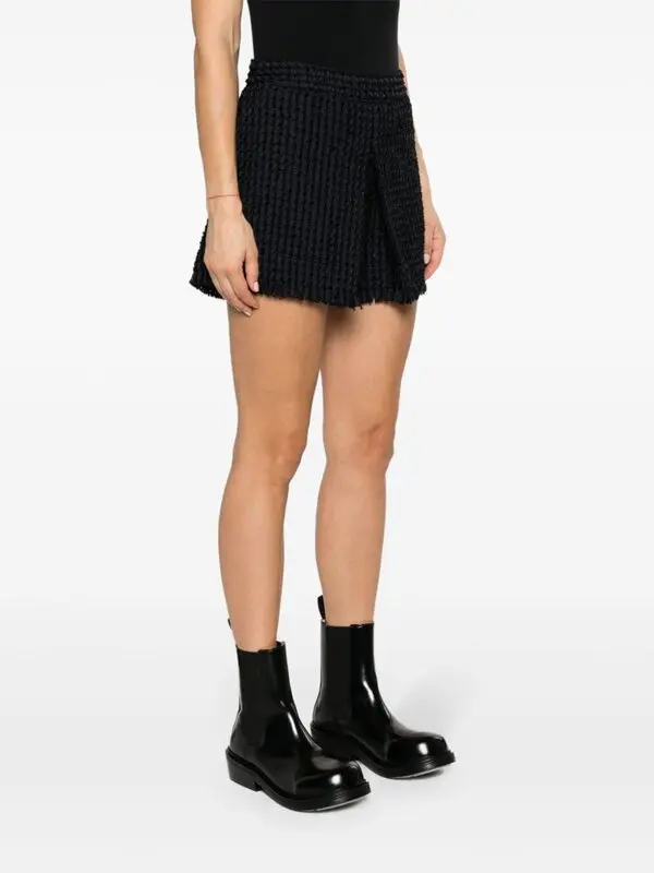 Dsquared2 Frayed-edge Tweed Shorts