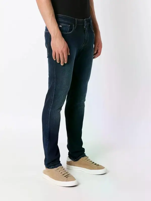 Emporio Armani Classic Mid-rise Jeans - Blue