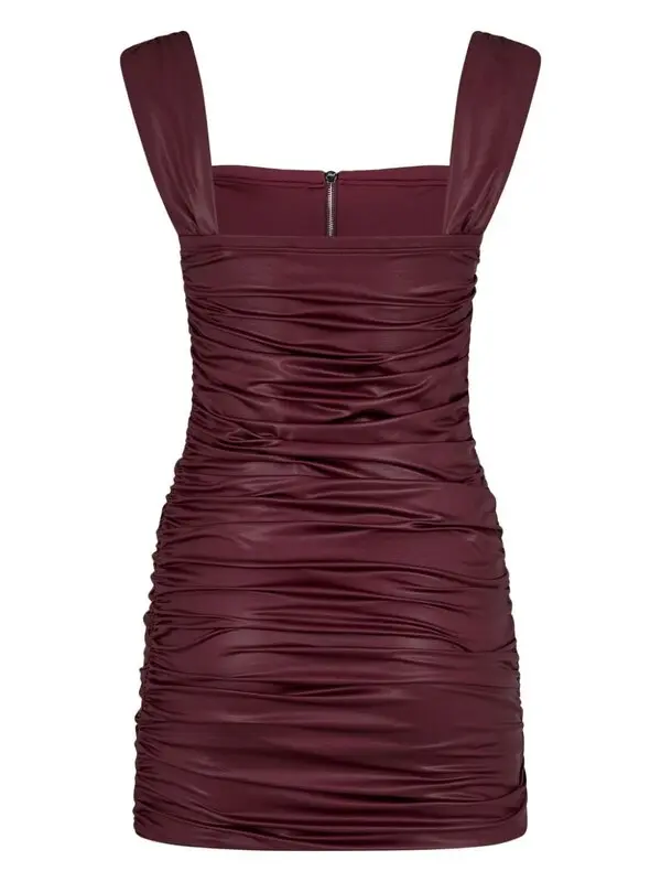 Dsquared2 Ruched Zip-up Minidress