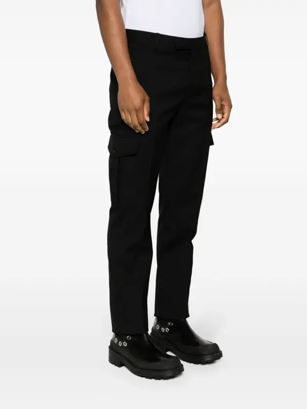 Alexander McQueen Tapered-leg Cargo Trousers - Black