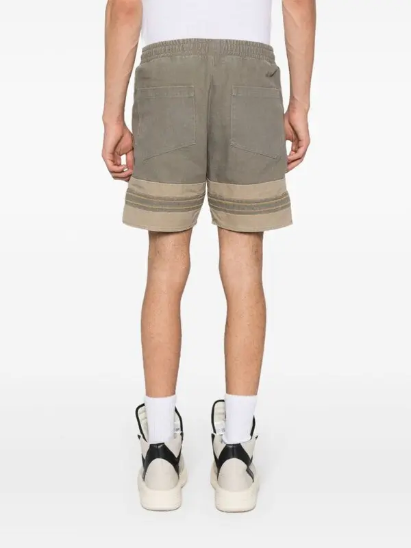 Rhude Logo-appliqué Cotton Shorts