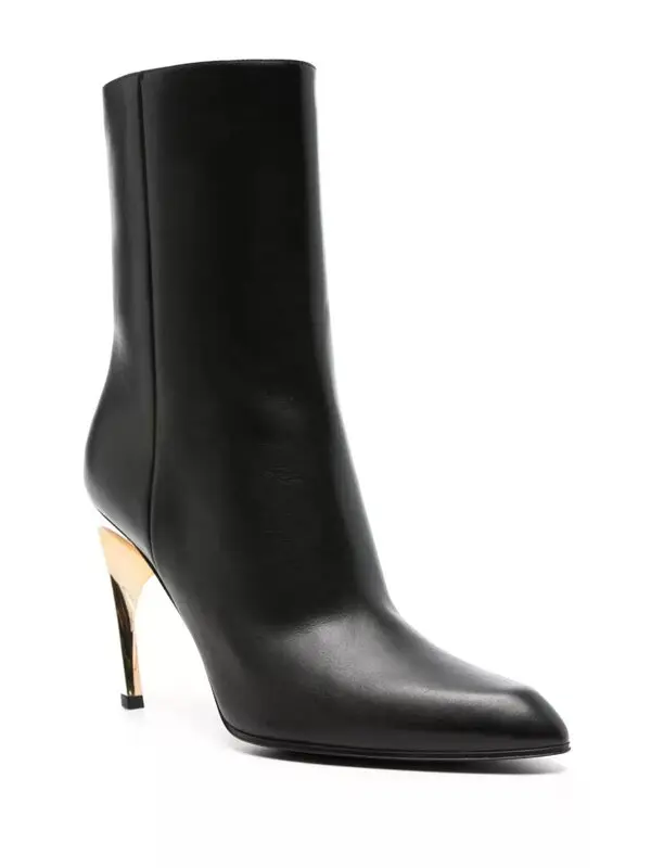 Alexander McQueen 95mm Armadillo Boots - Black