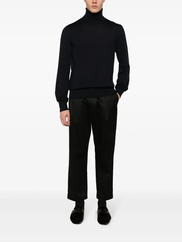 Dolce & Gabbana Roll-neck Cashmere Jumper - Blue