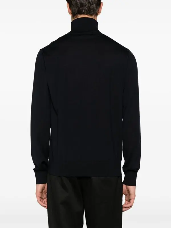 Dolce & Gabbana Roll-neck Cashmere Jumper - Blue