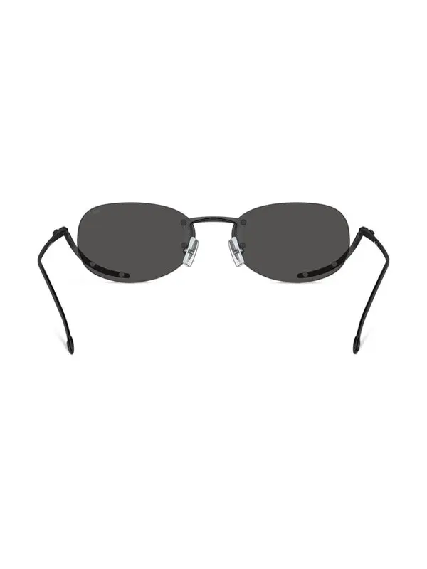 DIESEL® 0dl1004 Oval-frame Sunglasses - Black