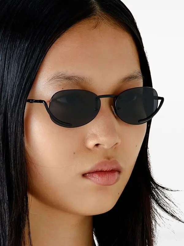 DIESEL® 0dl1004 Oval-frame Sunglasses - Black