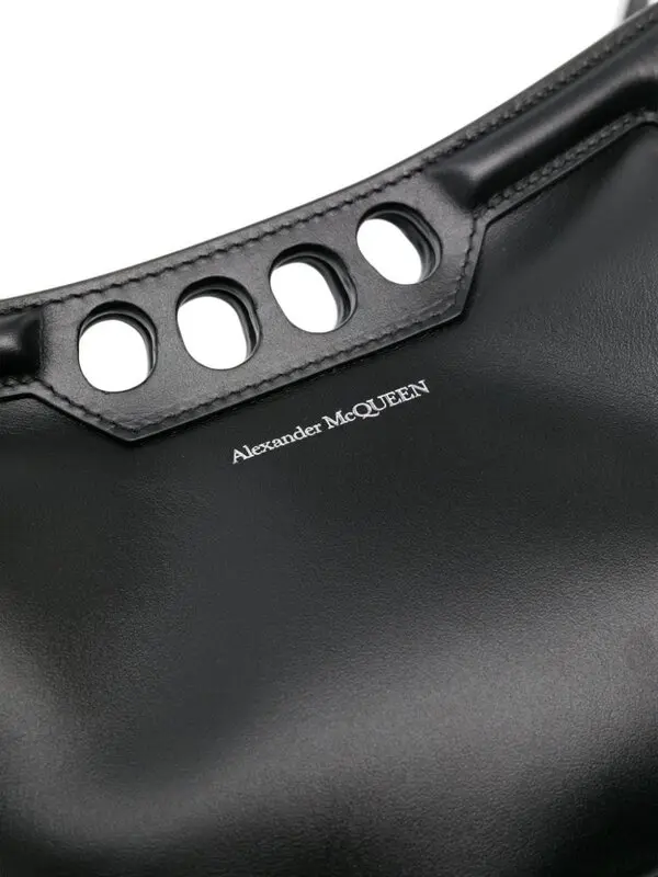 Alexander McQueen Mini The Peak Clutch - Black