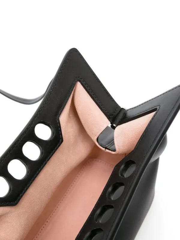 Alexander McQueen Mini The Peak Clutch - Black