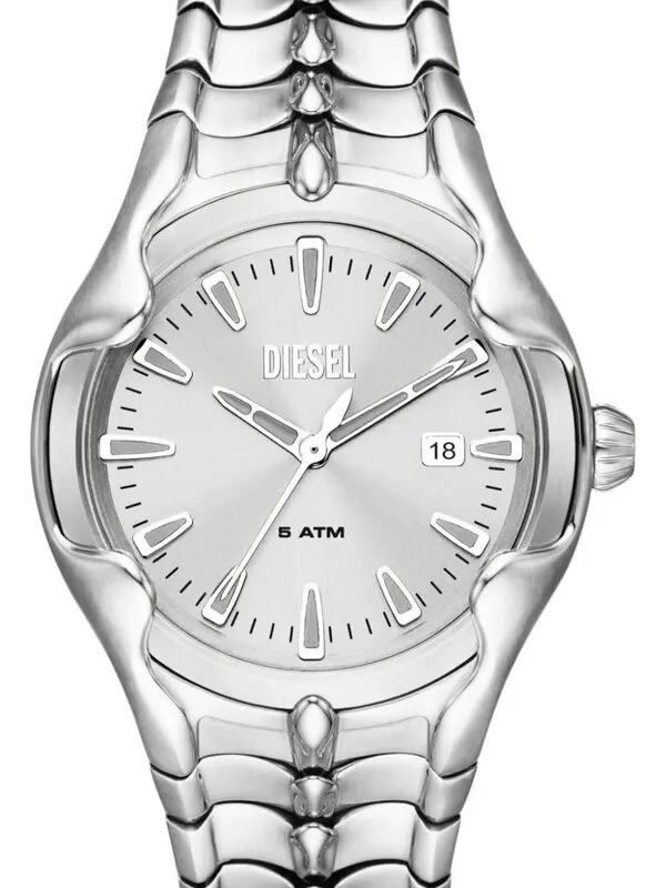 DIESEL® 44mm Bracelet Watch - Silver