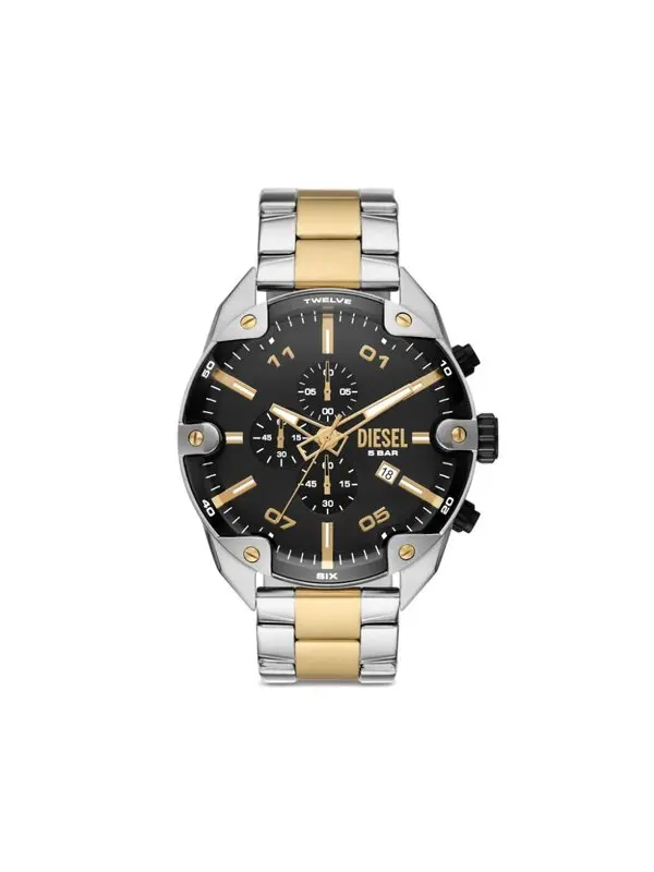 Diesel 49mm Chronograph Watch - Black