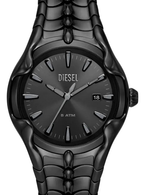 DIESEL® 44mm Stainless Steel Watch - Black