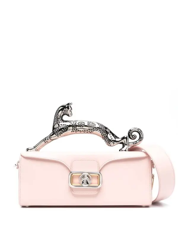 LANVIN Pencil Cat Box Tote Bag - Pink