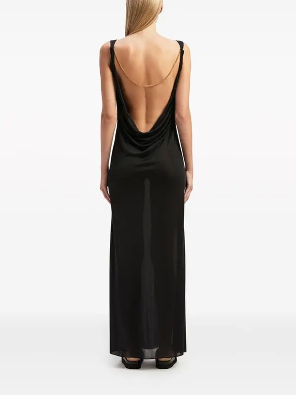 Palm Angels Open-back Maxi Dress