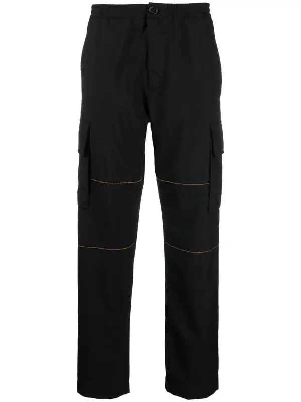 Marni Straight-leg Virgin Wool Trousers - Black