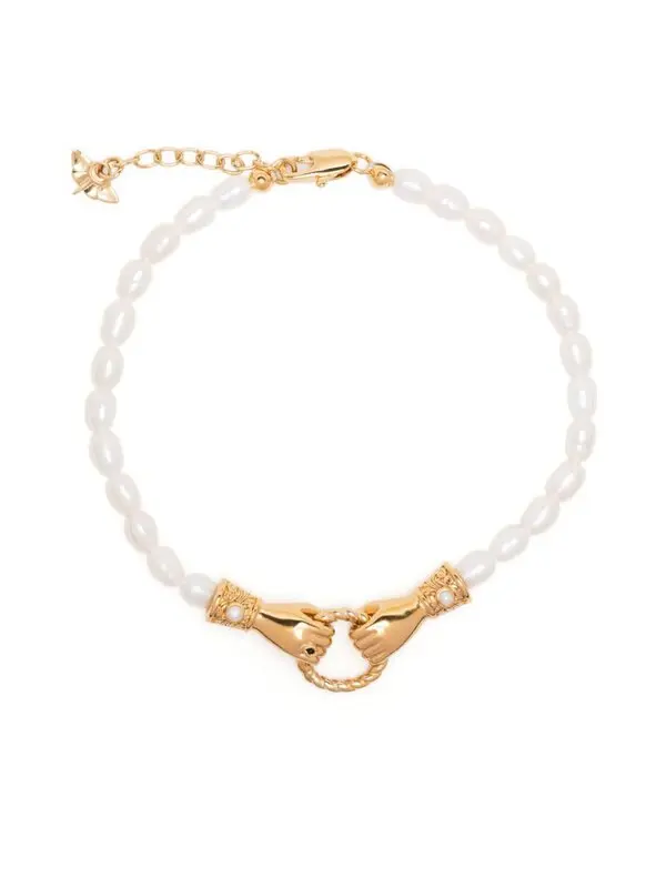 MISSOMA X Harris Reed In Good Hands Bracelet - White