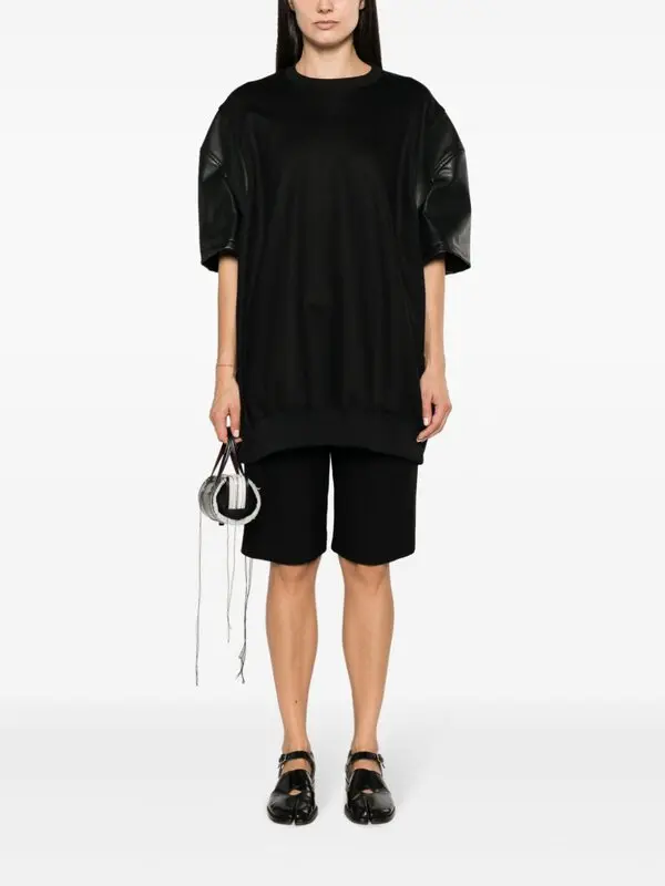 Junya Watanabe Crew Neck Puff-sleeved T-shirt