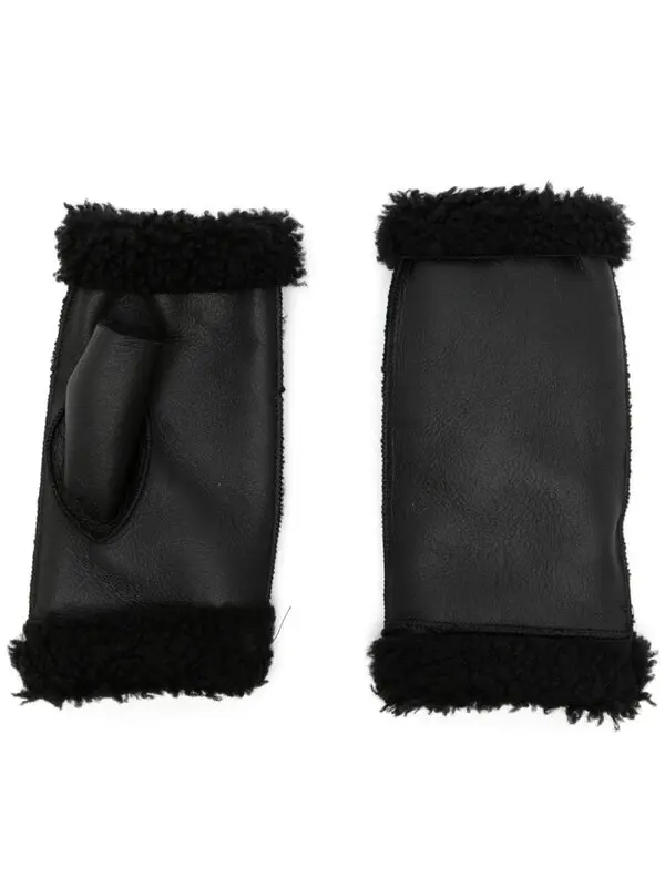 DENTS Vera Fingerless Gloves - Black