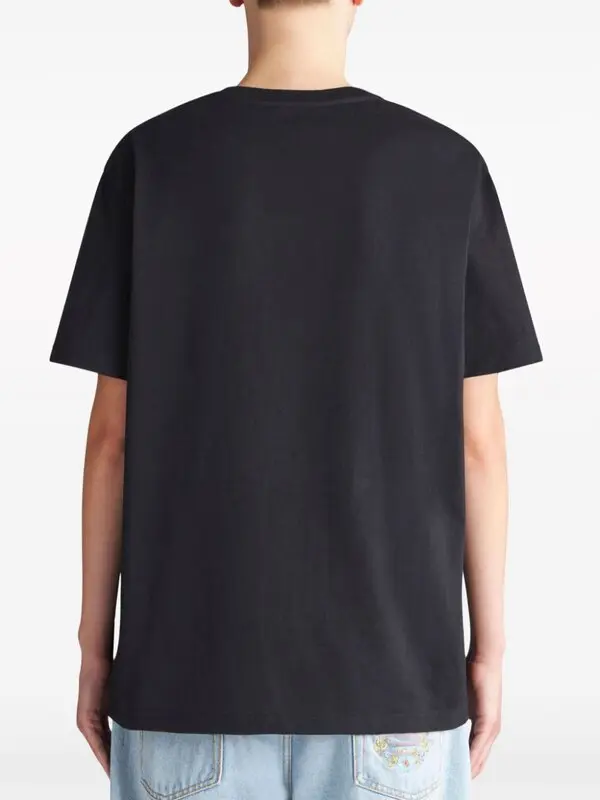 Etro Pegaso-embroidered T-shirt - Black