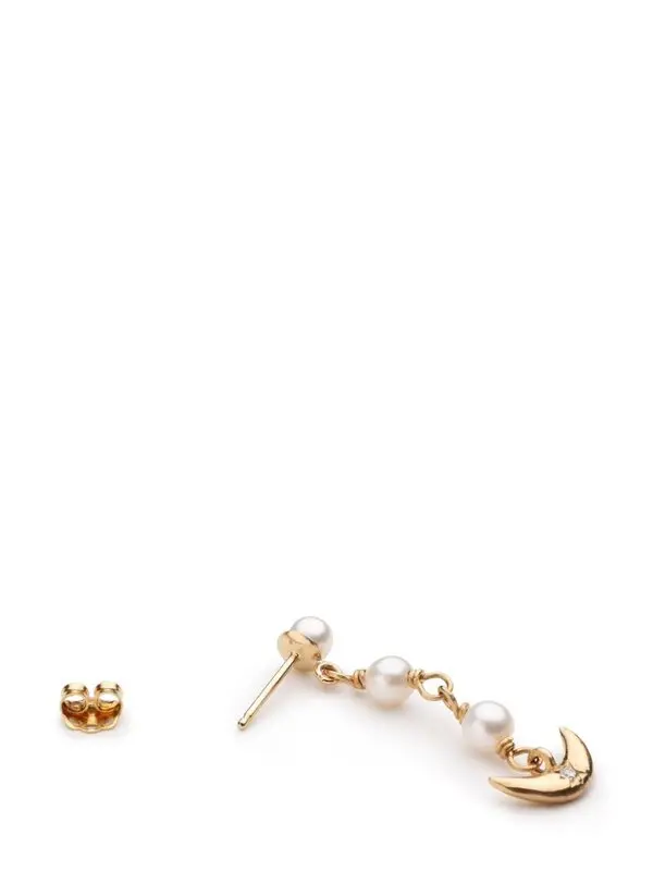SOFIA ZAKIA 14kt Yellow Serena Pearl-drop Single Earring