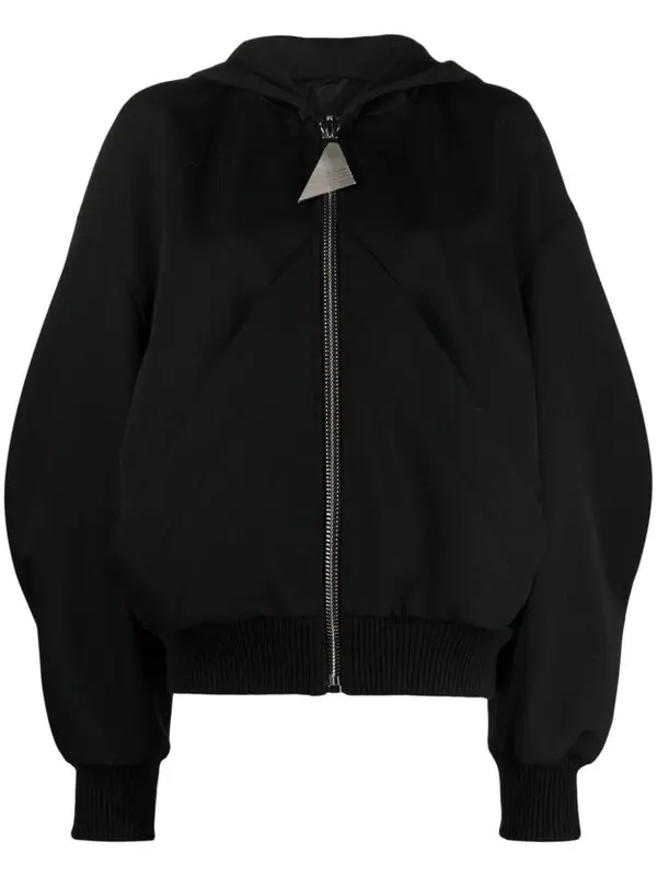 Attico Hooded Bomber Jacket