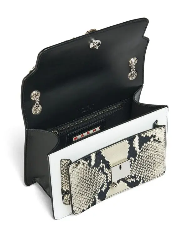 Marni Trunk Slim Leather Shoulder Bag
