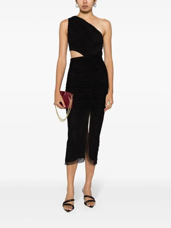 Simkhai Seraiah Ruched Midi Dress
