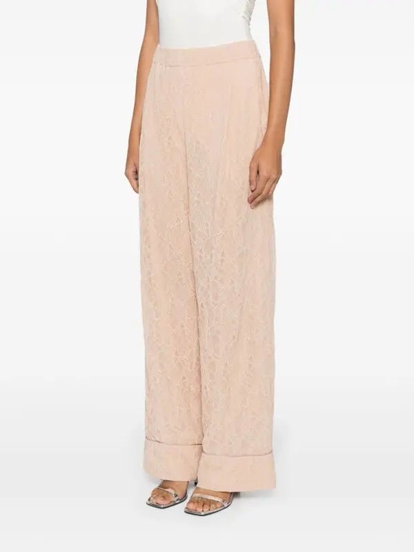 Philosophy Di Lorenzo Serafini Lace Wide-leg Trousers