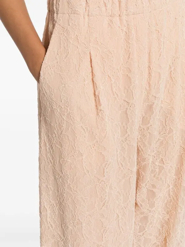 Philosophy Di Lorenzo Serafini Lace Wide-leg Trousers