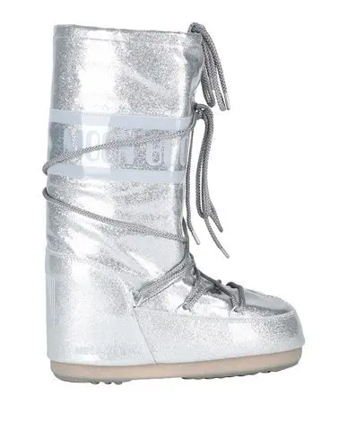 Moon Boot Icon Glitter Boot Plastic - Silver