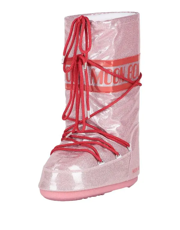 Moon Boot Mb Icon Glitter Boot Plastic - Pink
