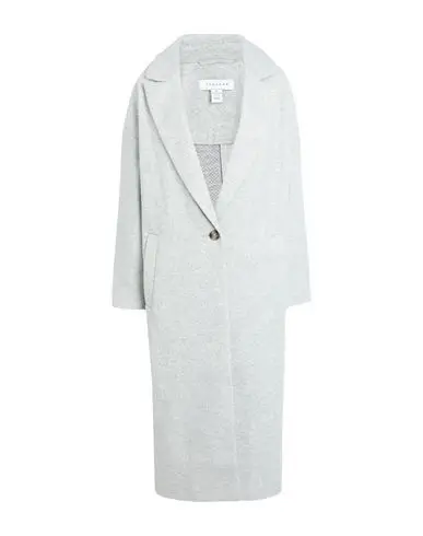 Topshop Single-breasted Felt Coat