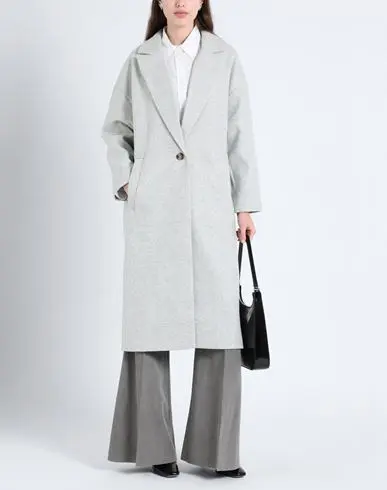 Topshop Single-breasted Felt Coat