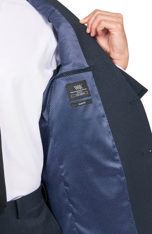 W.R.K Tailored Slim Fit Pinstripe Suit