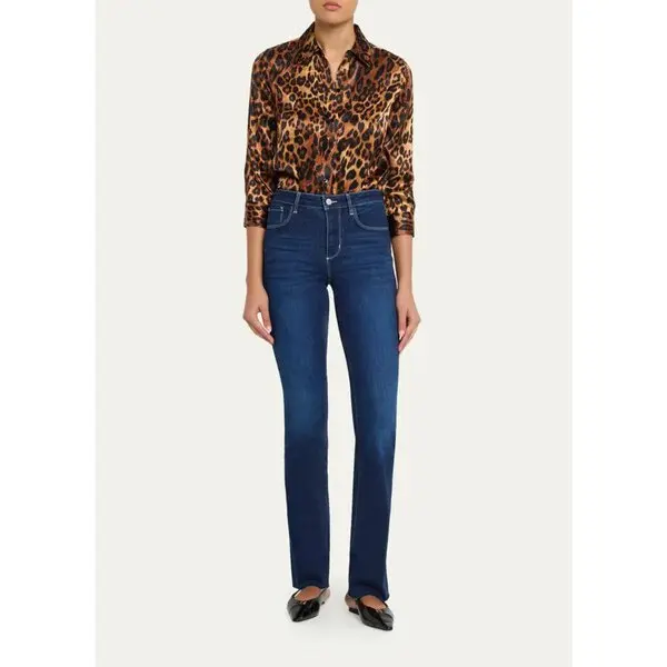 L'AGENCE Ruth High-rise Straight Jeans