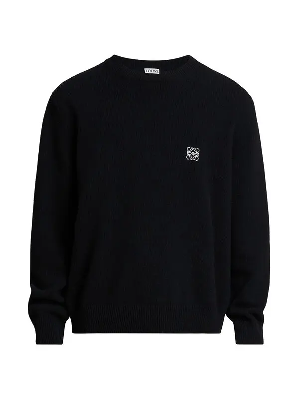 Loewe Logo Wool Crewneck Sweater