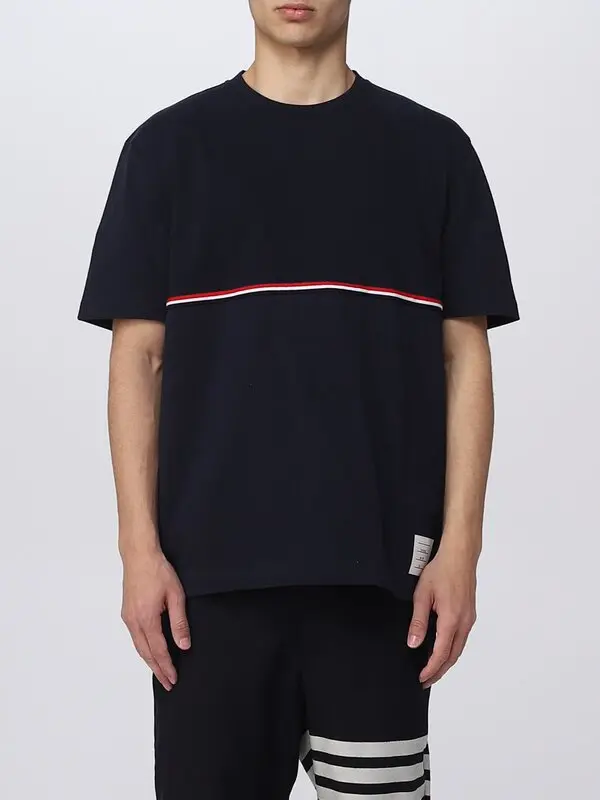 Thom Browne Cotton T-shirt - Blue