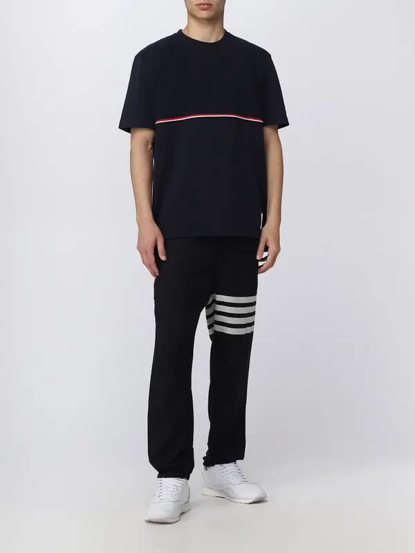 Thom Browne Cotton T-shirt - Blue