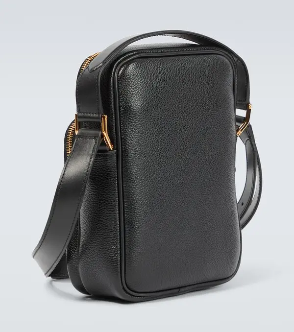 Tom Ford Leather Crossbody Bag In Black - 30% Off | Editorialist