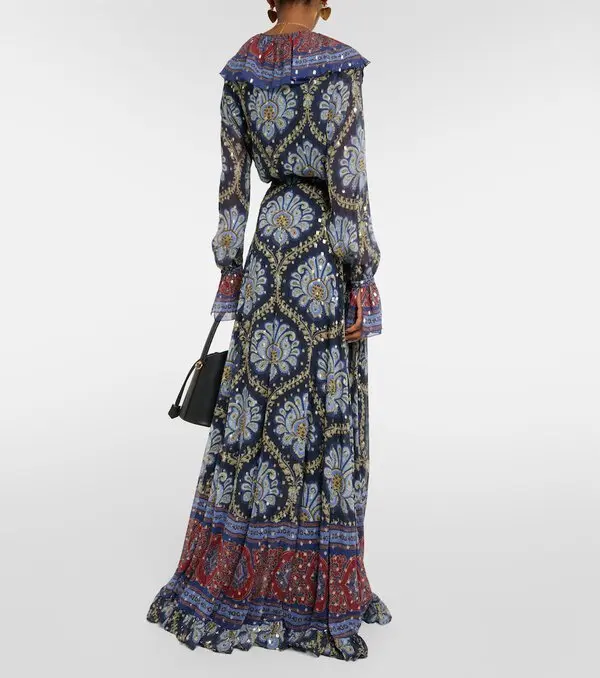 Etro Paisley Jacquard Maxi Skirt