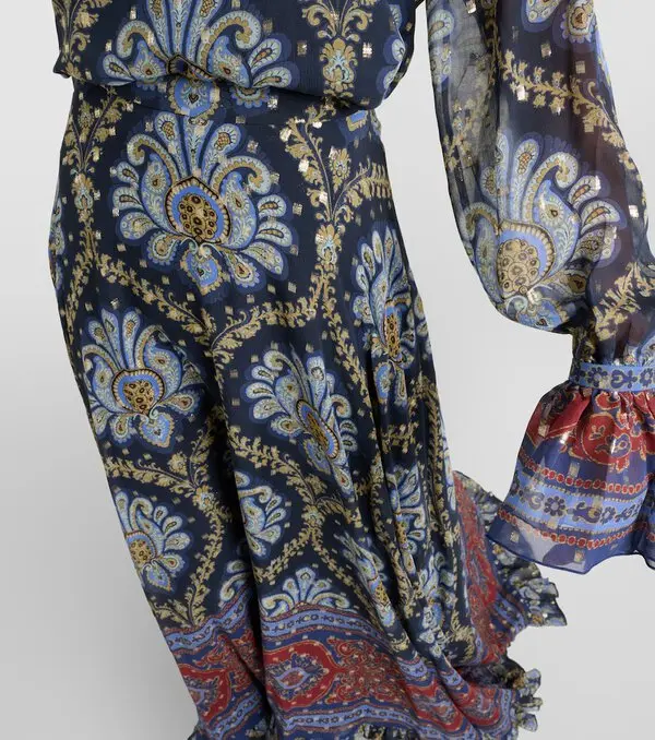 Etro Paisley Jacquard Maxi Skirt