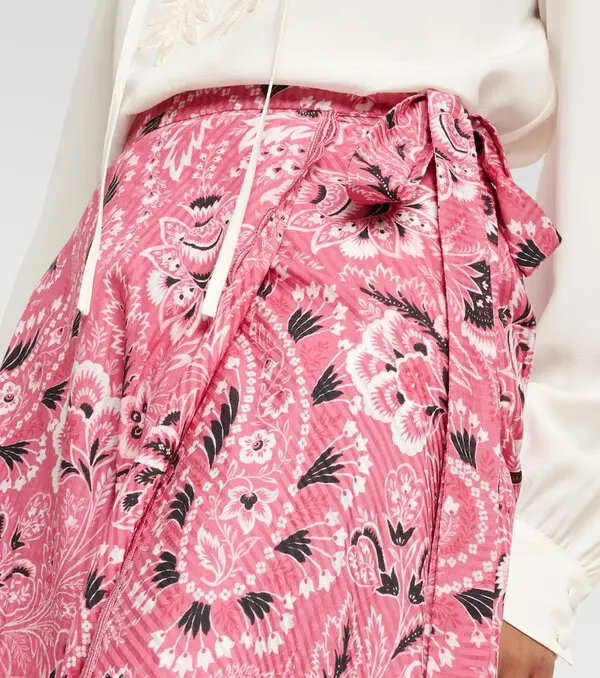 Etro Paisley Maxi Skirt - Red