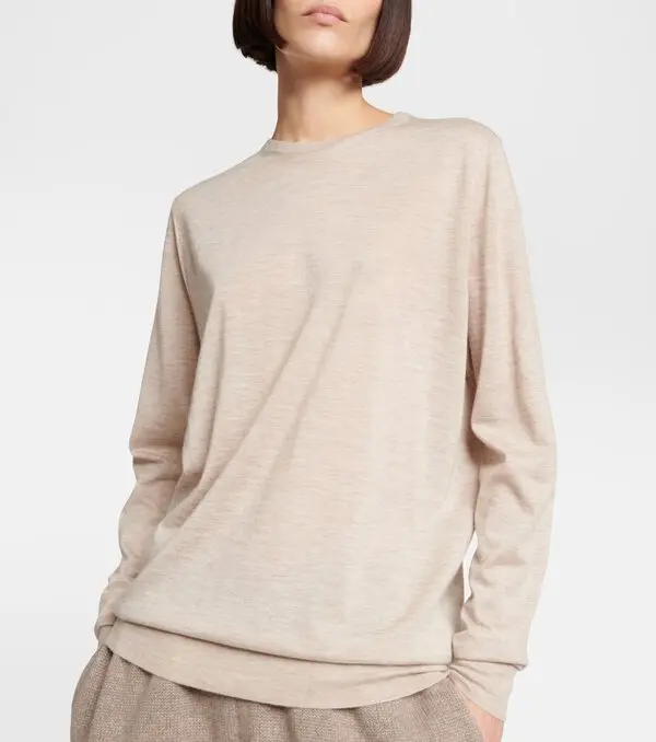 THE ROW Exeter Cashmere Top