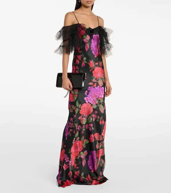 RODARTE Tiered Silk Tulle Gown