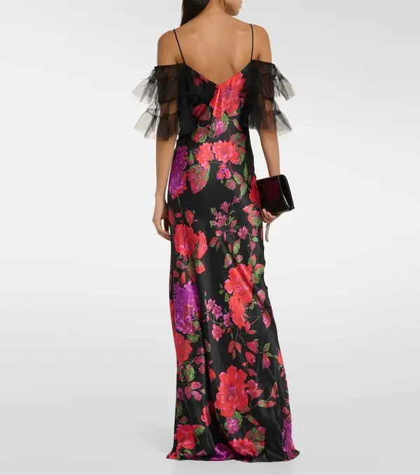 RODARTE Tiered Silk Tulle Gown