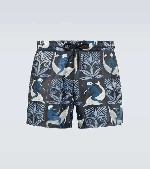 Commas Printed Swim Trunks - Multicoloured