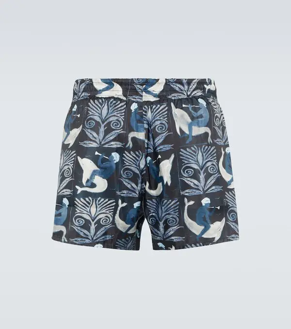 Commas Printed Swim Trunks - Multicoloured