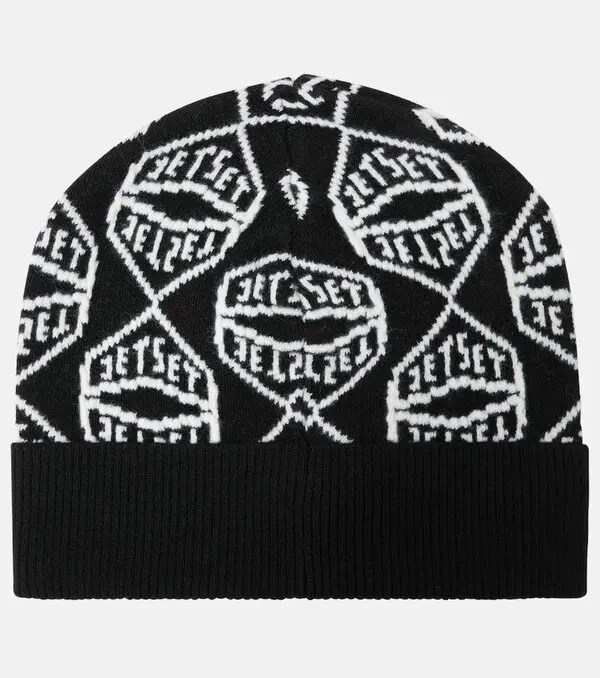 JETSET Logo Wool-blend Beanie