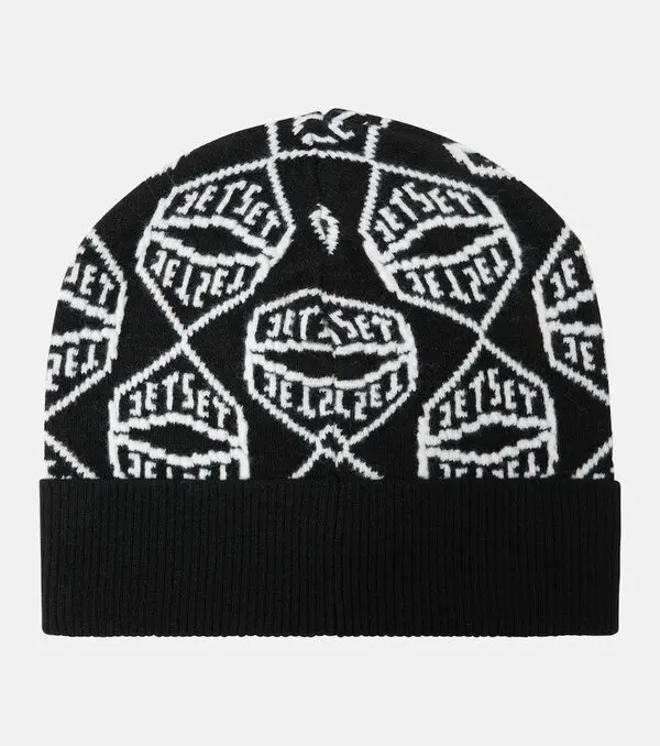 JETSET Logo Wool-blend Beanie