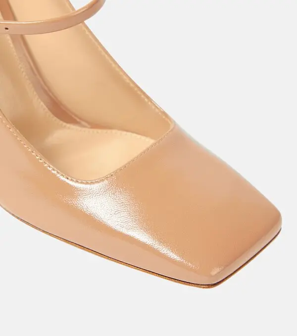 GIANVITO ROSSI Freeda Leather Pumps - Pink