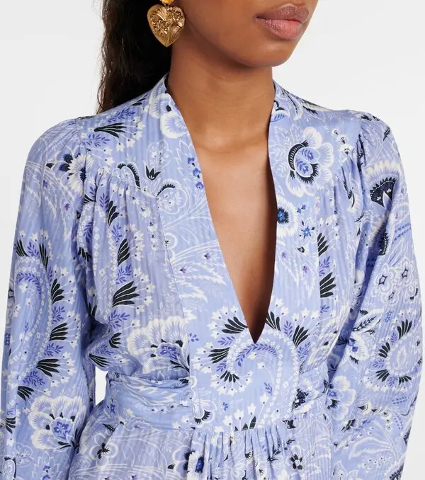 Etro Printed Cotton-blend Minidress